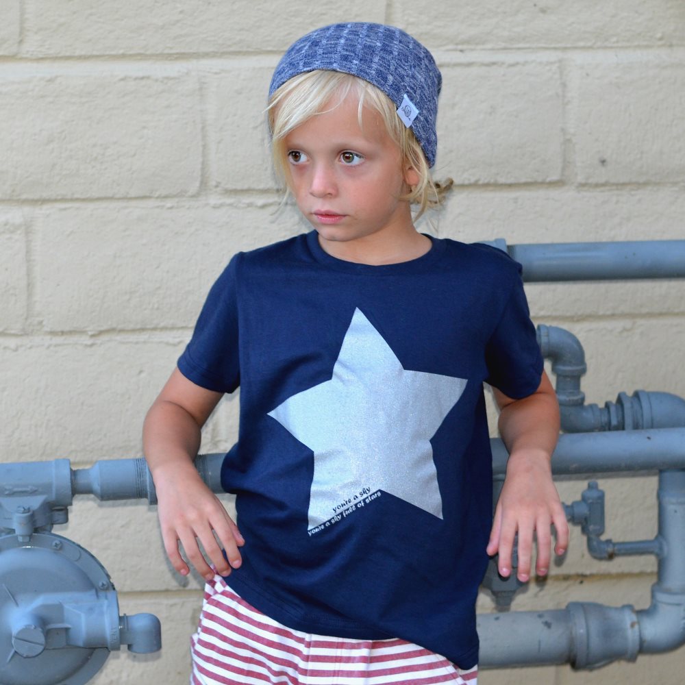 Star Metallic Tshirt | Rock-a-boy, A Shop for Boys – Rock-a-boy Apparel